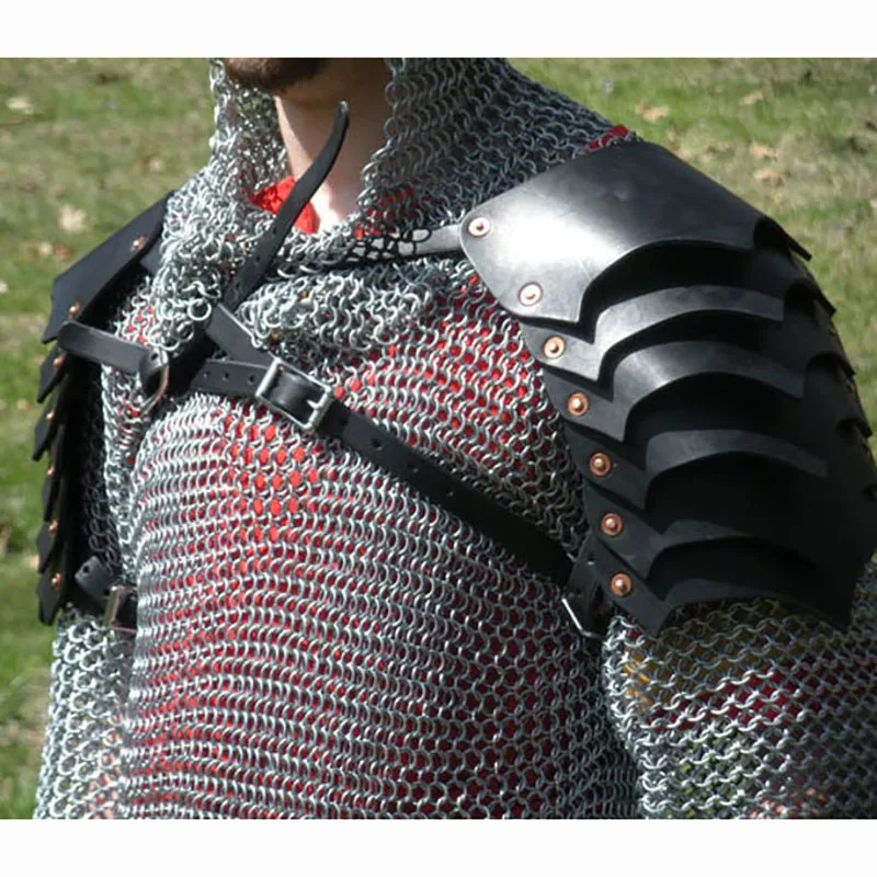 Kostum-Cosplay-Spaulders-Skala-Naga-Kulit-Steampunk-Gothic-Pauldron ...
