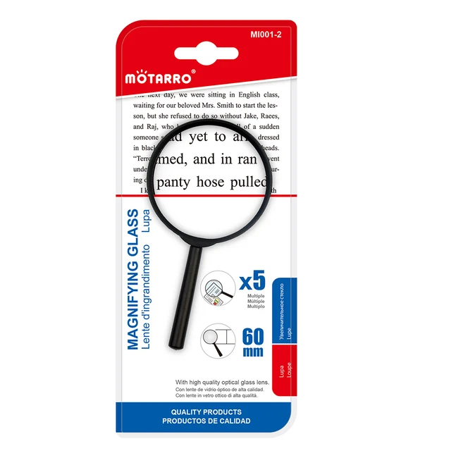 Lupa óptica Negra Lupa Negra De 3 X 28 Pulgadas, Lupas, Gafas De