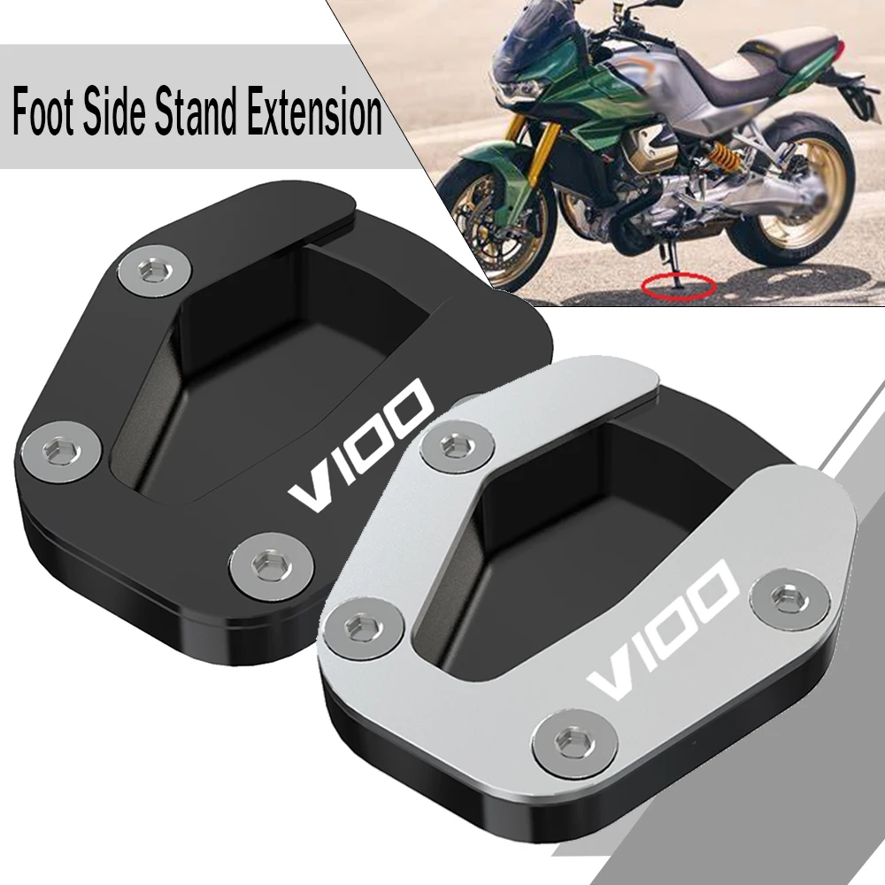 Motorcycle-Bike-Kickstand-Extender-Foot-Side-Stand-Extension-Foot-Pad-Support-Plate-For-Moto ...