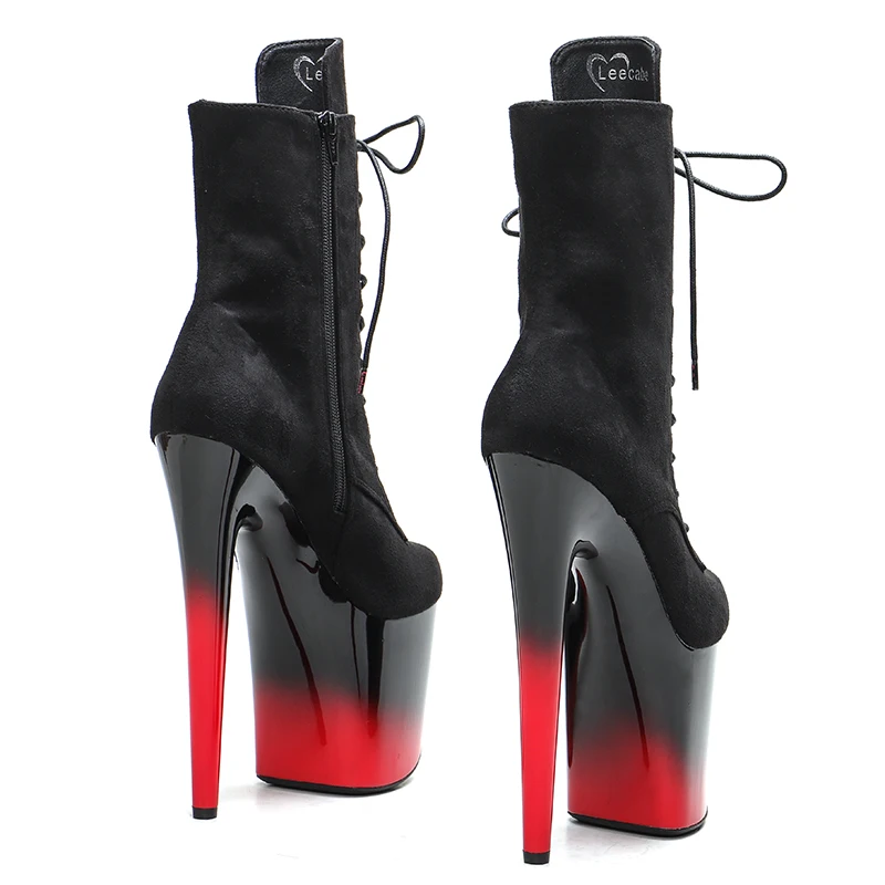 Замшевые ботинки Leecabe на высоком каблуке 20 см/8 дюймов, цвет в ...