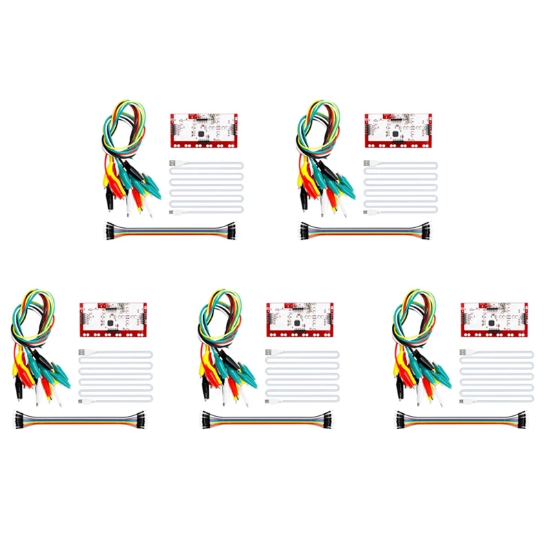 5X-Complete-MK-Set-Deluxe-Kit-With-USB-Cable-Dupond-Alligator-Clips-For ...
