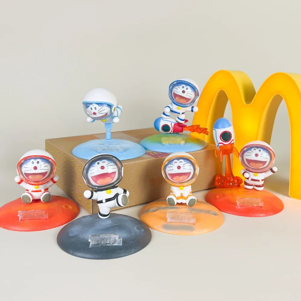 6-Pcs-Set-Planet-Astronaut-Doraemon-10cm-Toys-Figurine-Kawaii-Model ...