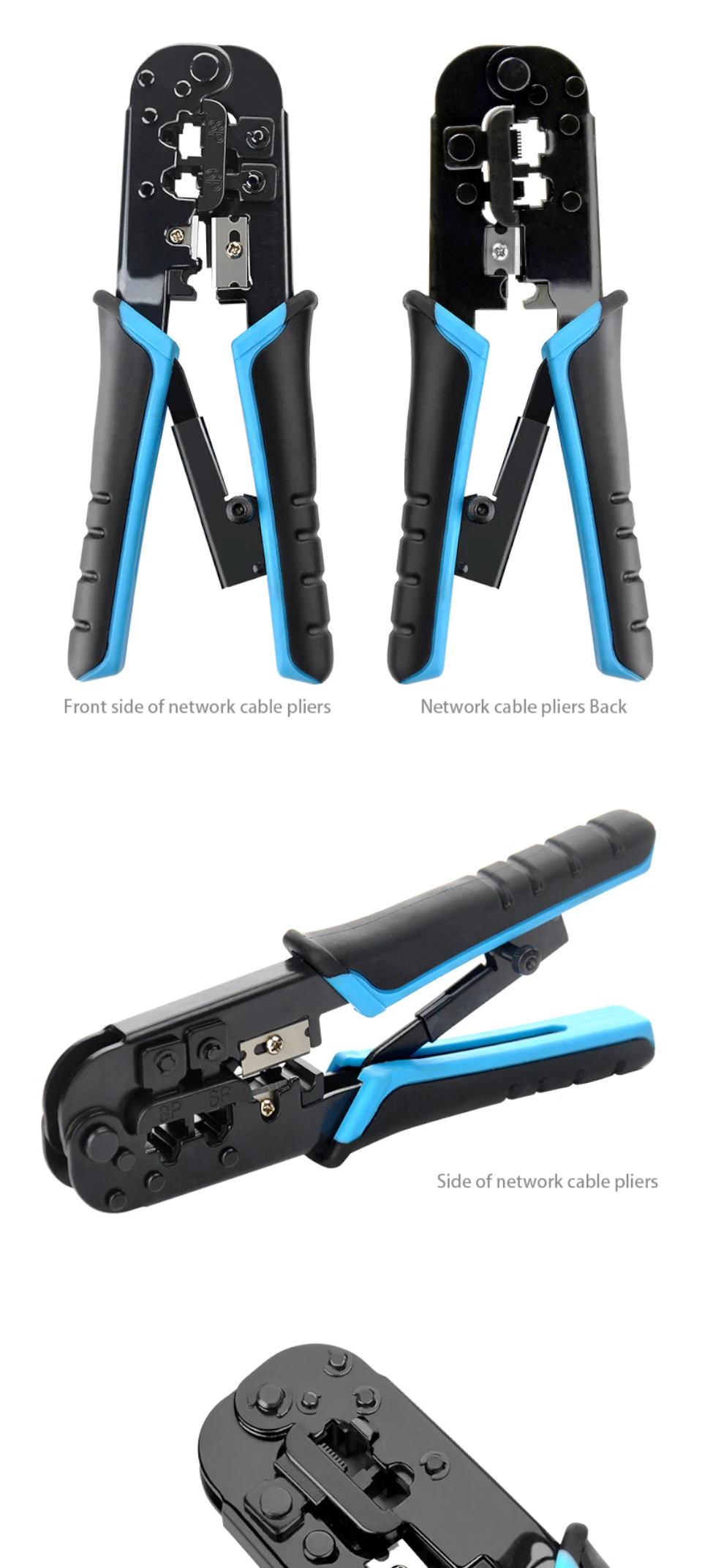 Pince À Sertir 6p 8p Rj45, Outil De Coupe De Câbles Lan Réseau Ethernet, Pince À Dénuder Pour ...