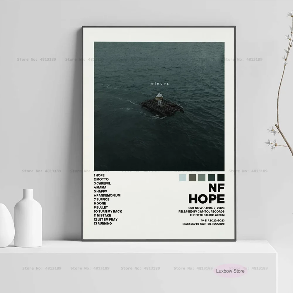NF-Tracklist-Hope-Hip-Hop-Rapper-Music-Star-Album-Cover-Poster-Prints ...