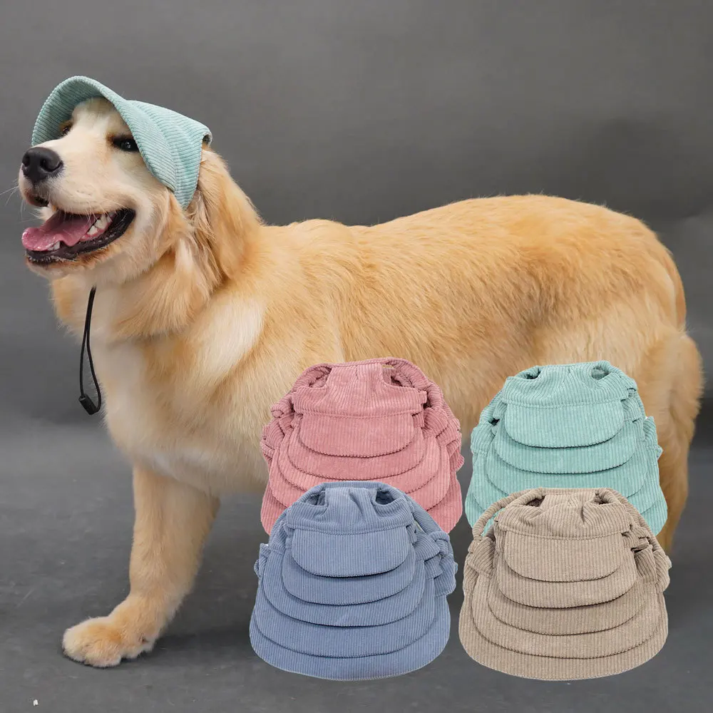Gorra-para-perro-con-agujeros-para-las-orejas-cuerda-ajustable-para ...