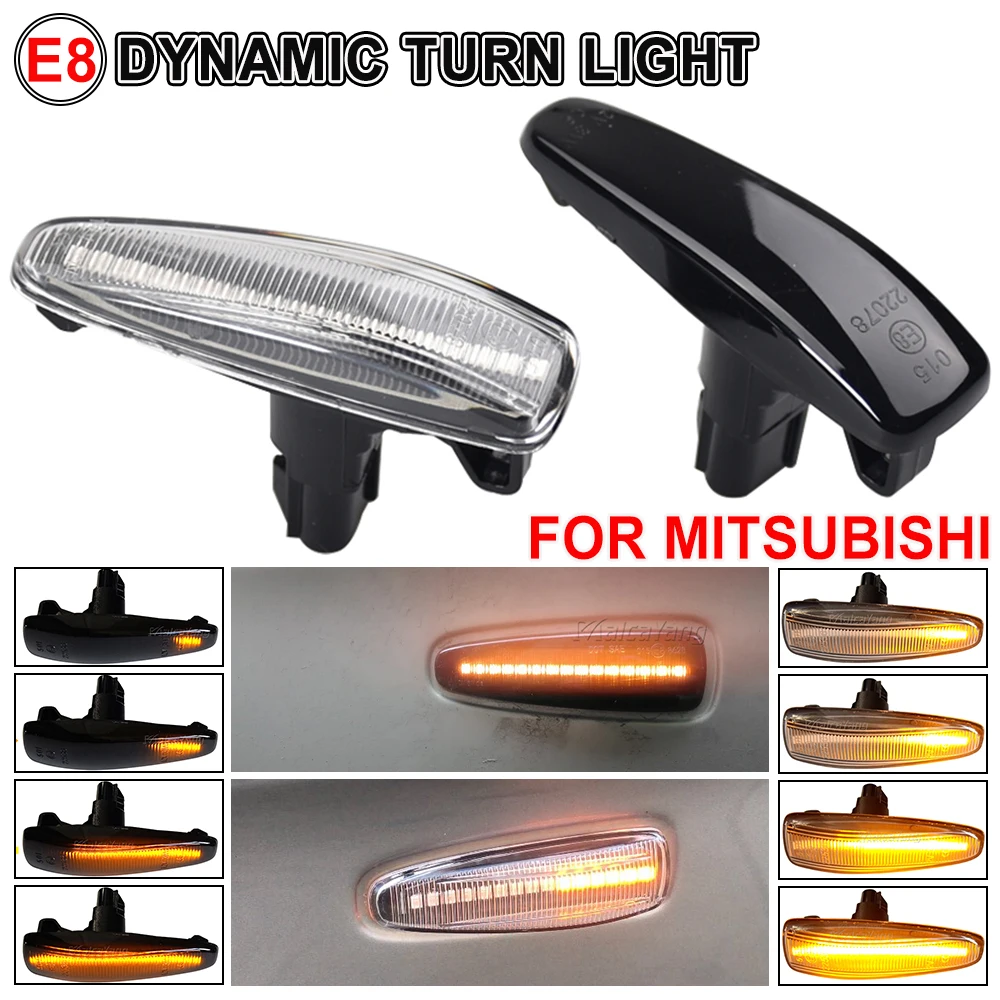 Luces-LED-intermitentes-din-micas-para-Mitsubishi-Lancer-Evolution-Evo ...
