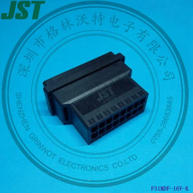 Wire to Board Crimp style Connectors,Crimp style Disconnectable type,3.81mm pitch,F31MDF-16V-K,JST