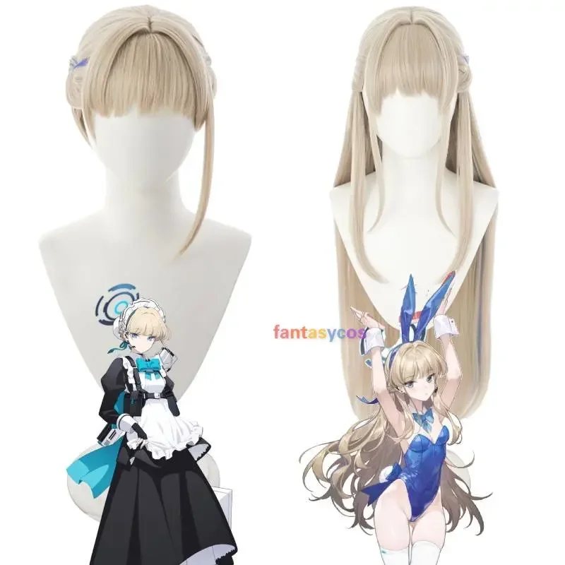 Asuma-Toki-Wig-Blue-Archive-Cosplay-Bunny-Girl-Wigs-with-Ponytail-Heat ...