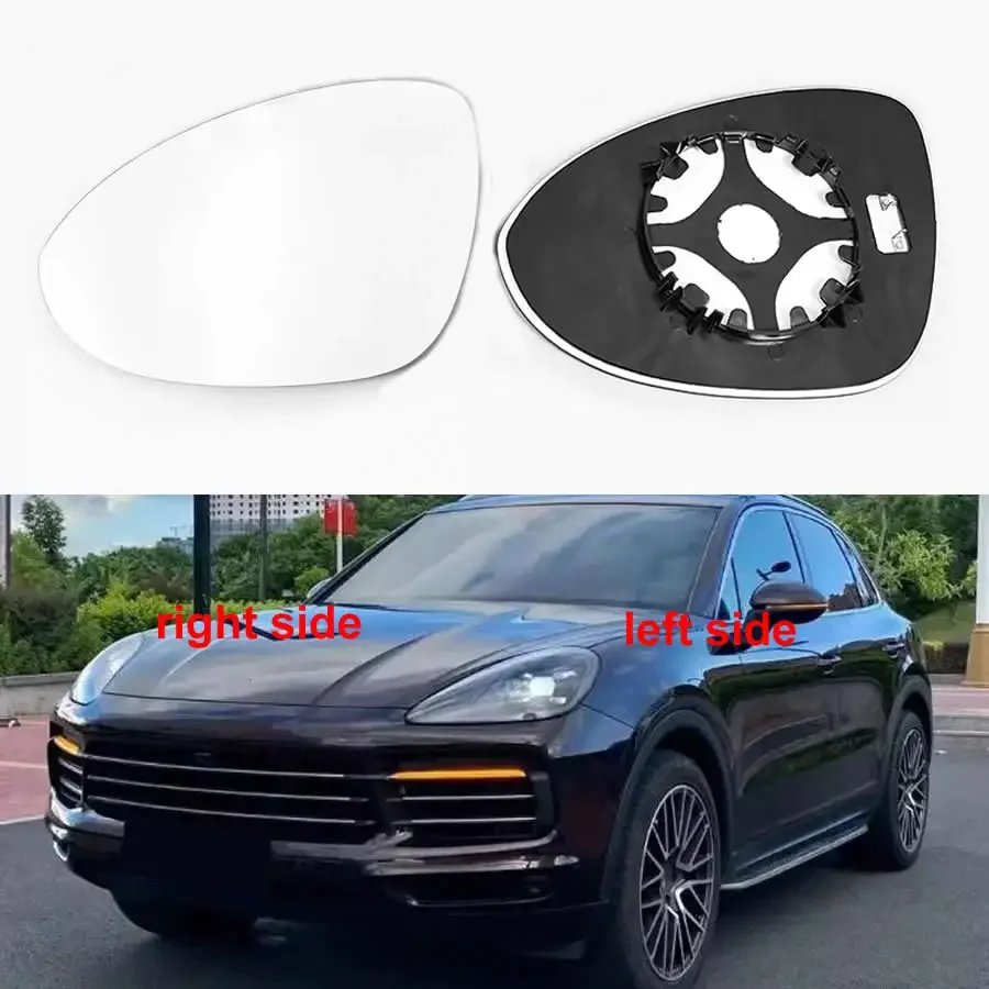 For-Porsche-Cayenne-2018-2019-2020-2021-2022-2023-Car-Accessories-Side-Rearview-Mirror-Glass ...