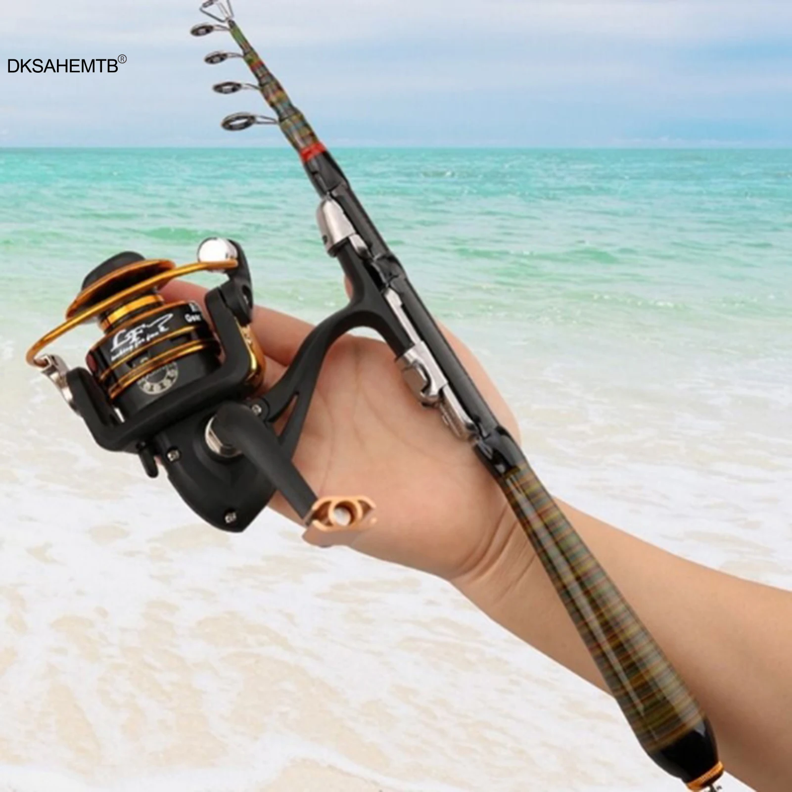 Canne à pêche en fibre de carbone multicouche, longue, solide et ...