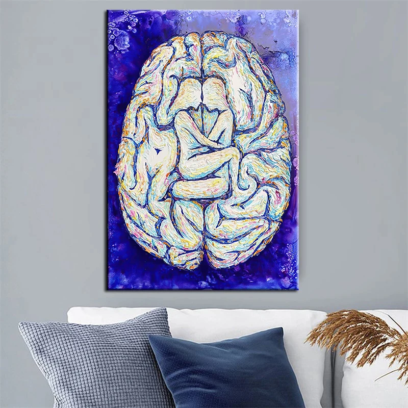 Abstract Brain Painting