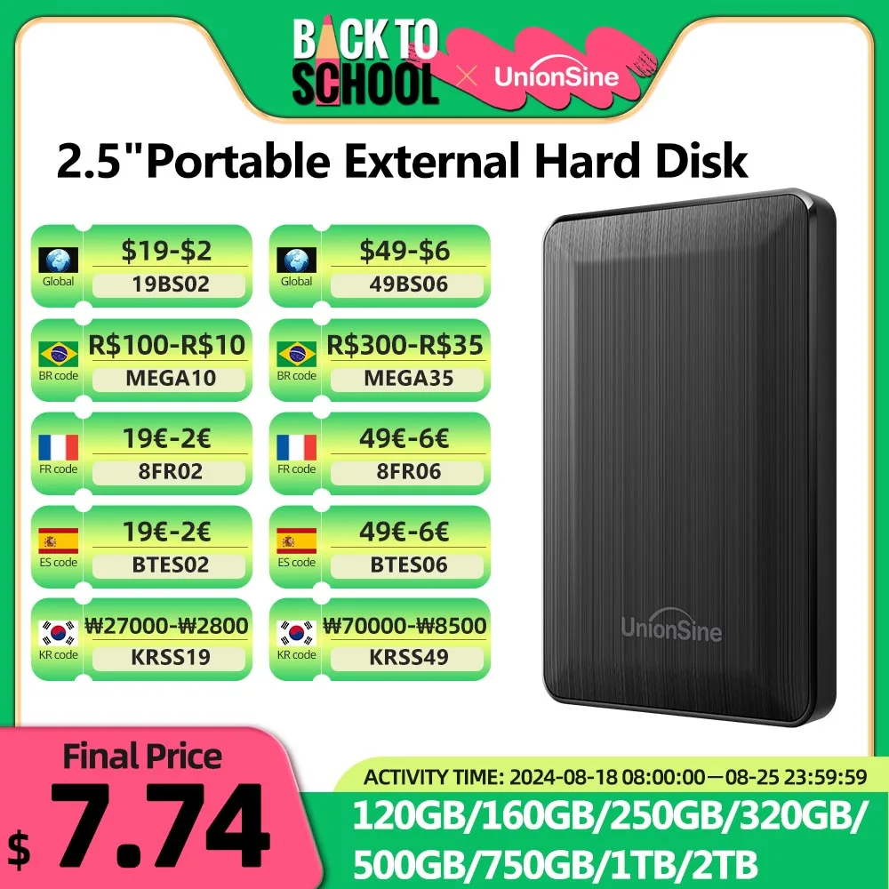 UnionSine-HDD-2-5-Portable-External-Hard-Drive-250gb-320gb-500gb-1tb ...