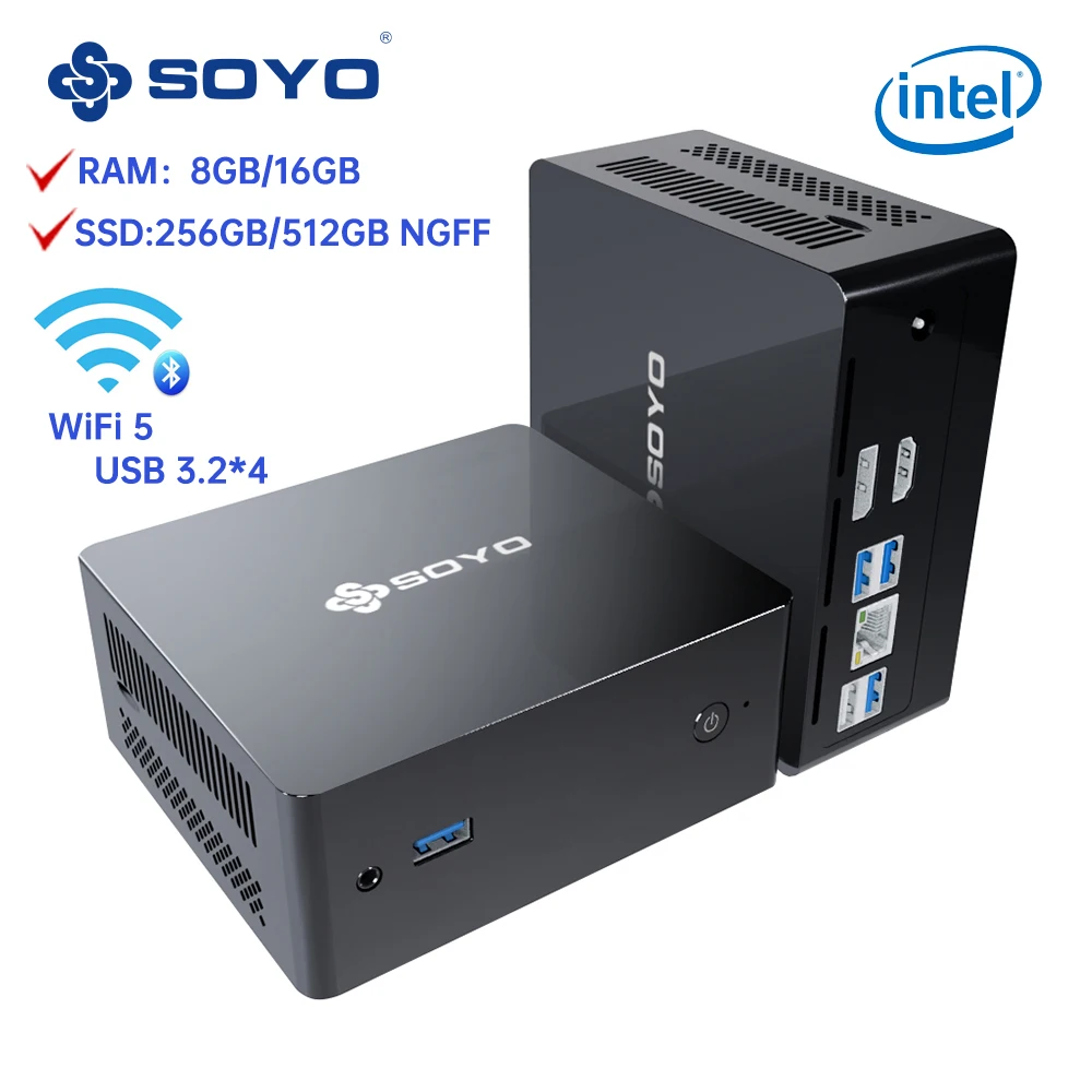 Mini PC SOYO M2PLUS: 8GB RAM za $120.45 / ~477zł - LowcyChin.pl