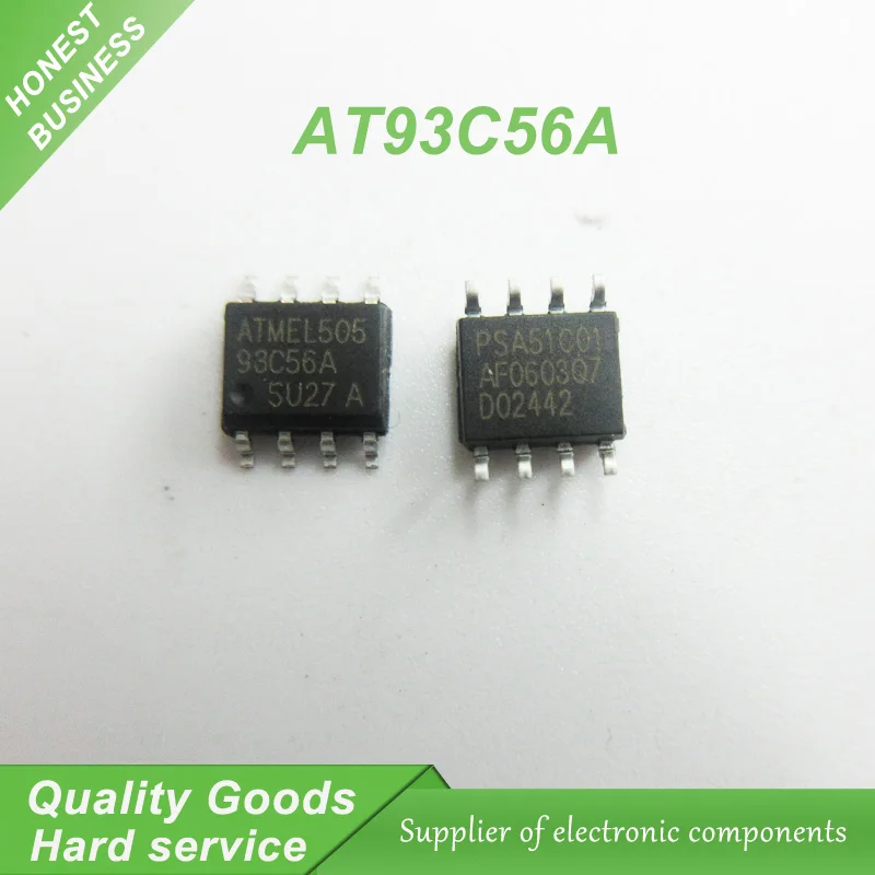 10PCS AT93C56A 93C56A 93C56 AT93C56 SOP-8 EEPROM 256x8 new original ...