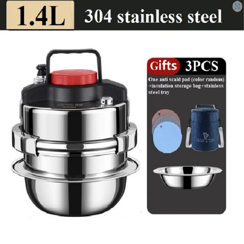 304 Stainless Steel Outdoor Camping Portable Micro Pressure Cooker ...