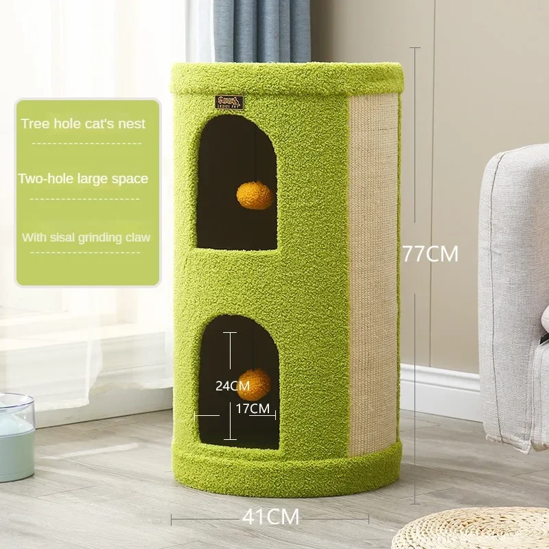 Cat-Bed-Cat-Accessories-Pet-Items-Domestic-Cat-Climbing-Frame-Villa ...