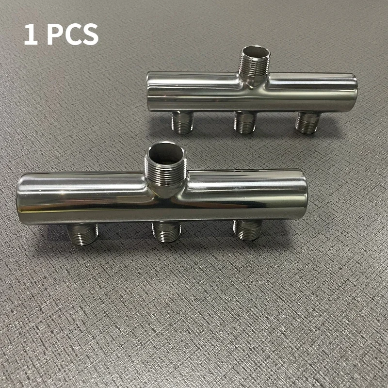 304Stainless-steel-Water-Manifold-Distributor-DN20-in-DN15-out-Water ...