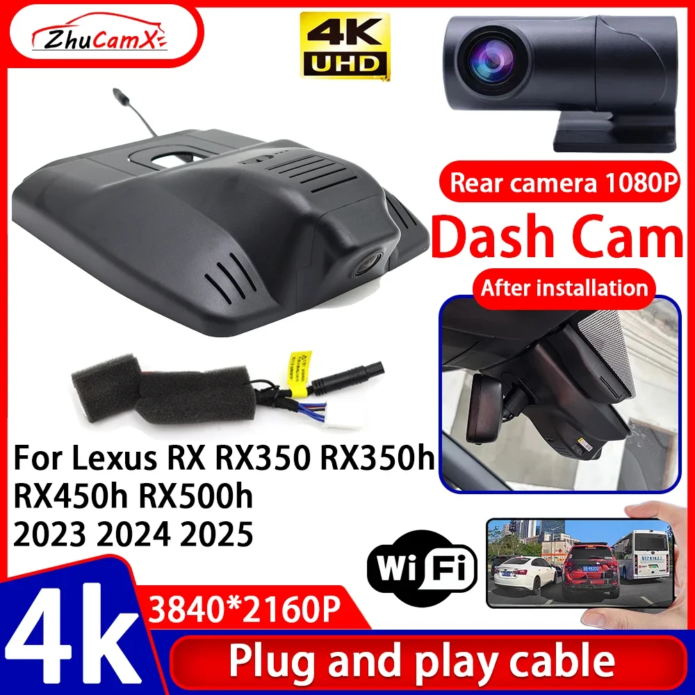 Video Recorder Night Visio 4K UHD Plug and Play Car DVR Dash Cam Camera ...