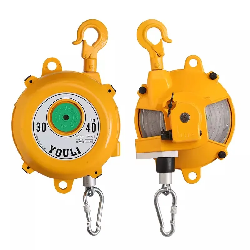 40-80KG-Spring-Balancer-Tool-Holder-with-Hook-and-Wire-Rope-Balancer ...