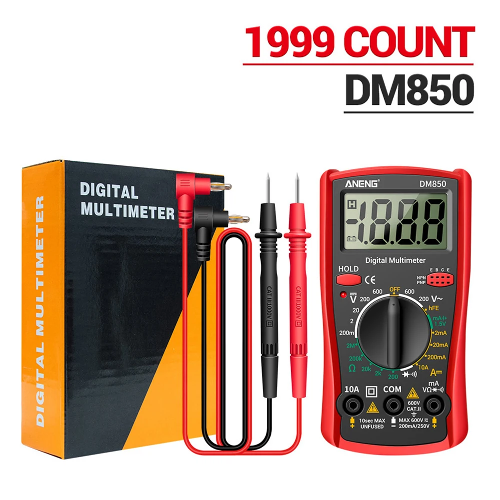 DM850-2000-Counts-Smart-Multimeter-Portable-AC-DC-Tester-Volt-Voltmeter ...
