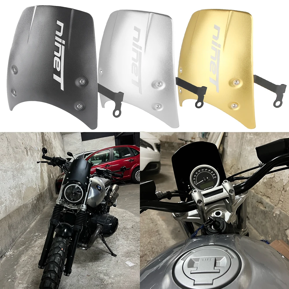 Windshields Bmw R Nine Windshield | Aluminum Wind Deflector Windscreen ...