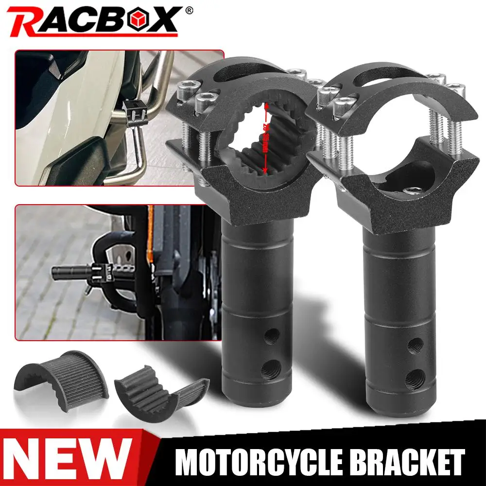 Motorcycle-Headlight-Bracket-20mm-32mm-Tube-Clamp-Mount-Moto-Motorbike ...