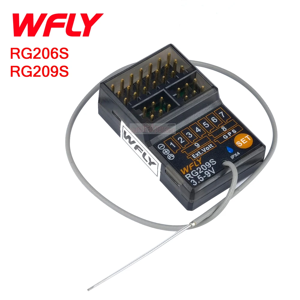 WFLY-RC-RG209S-RG206S-Receiver-Small-RX-RC-9CH-PWM-For-6CH-X9 ...