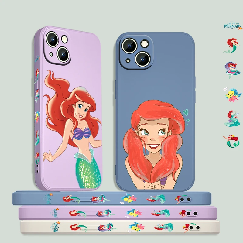 Mermaid Princess Disney Phone Case For Apple Iphone 14 13 12 Mini 11 ...