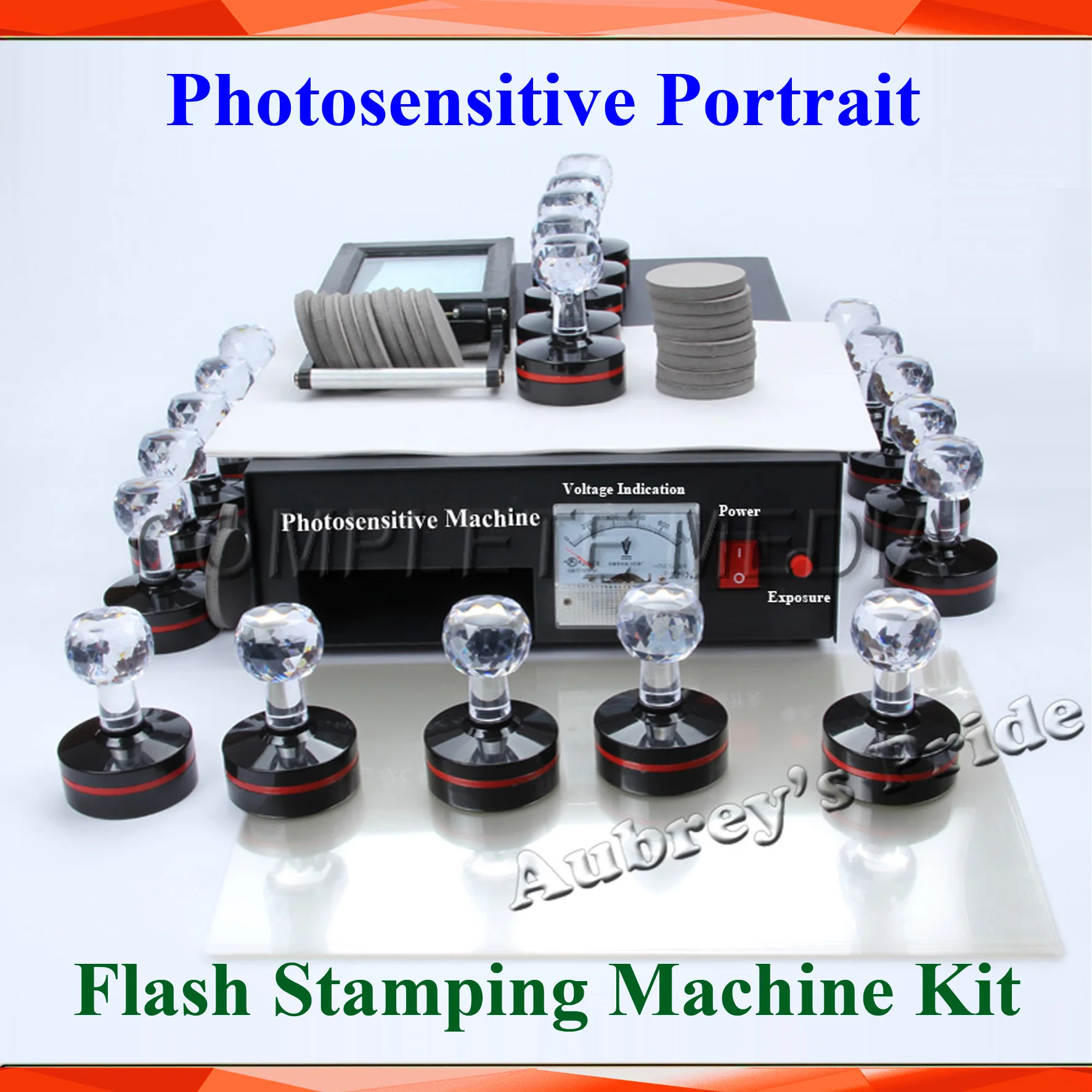 110V/220V Exposure Lamps Photosensitive Flash Stamping Machine Kit ...