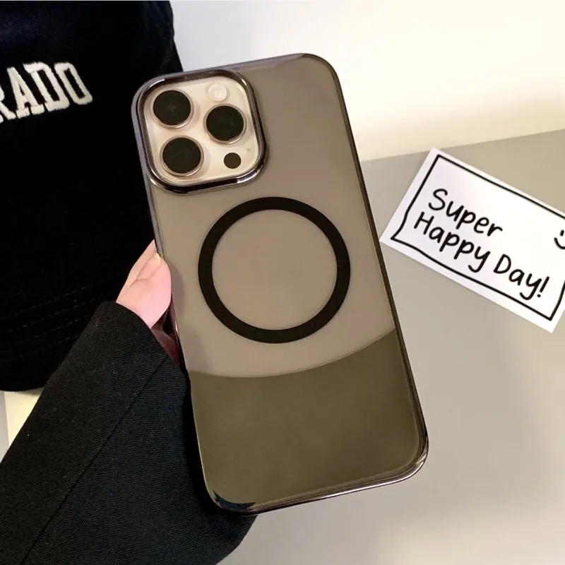 Double-Color-Transparent-Plating-Magnetic-Case-for-iPhone-16-15-14-13 ...