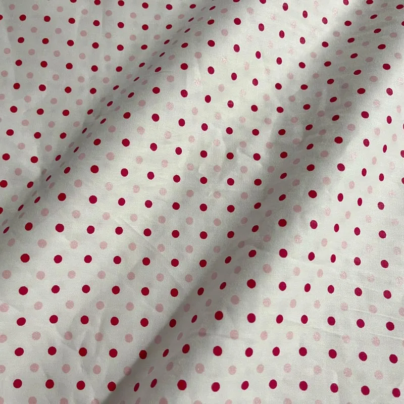 Polka Dot Terry Cloth Fabric