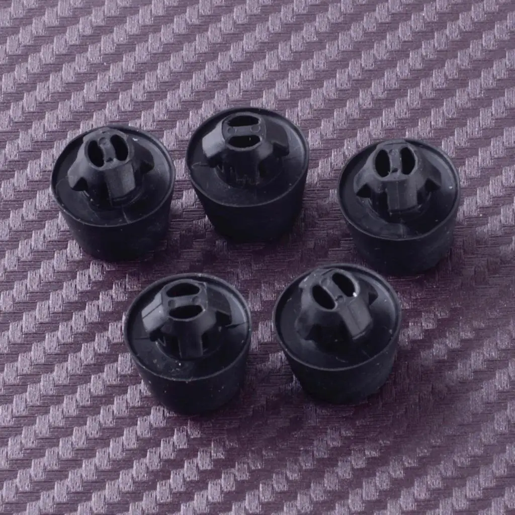 5Pcs Door Shock Damper Buffer Washer Stop Pad Rubber Buffer Plug Black ...