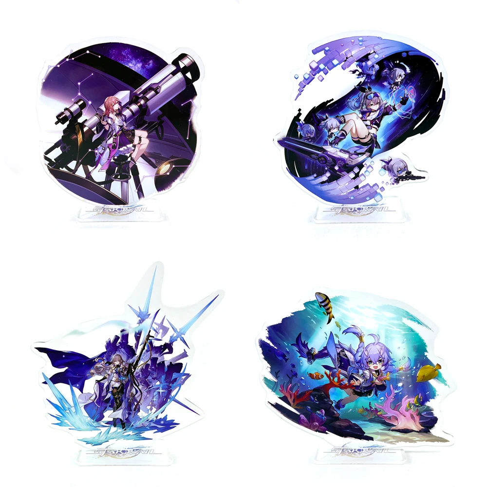 Honkai Star Rail characters Asta Silver Wolf Bronya Bailu acrylic ...