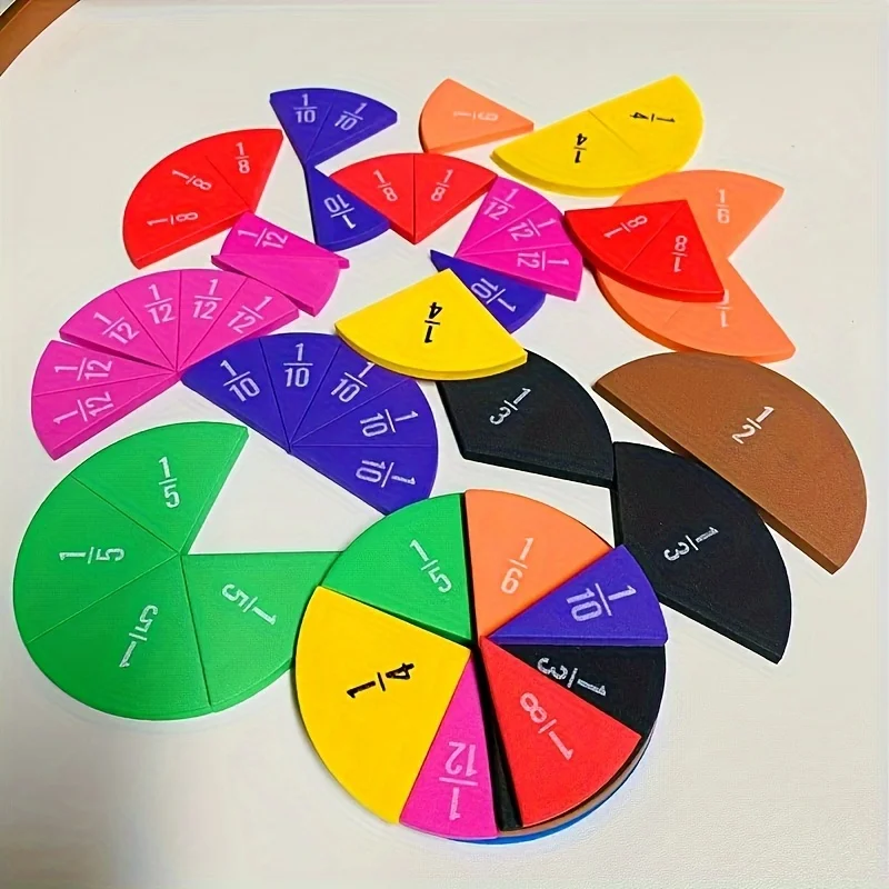 Connecting-Fraction-Circles-Unit-Fraction-Manipulatives-Rainbow-Circle ...