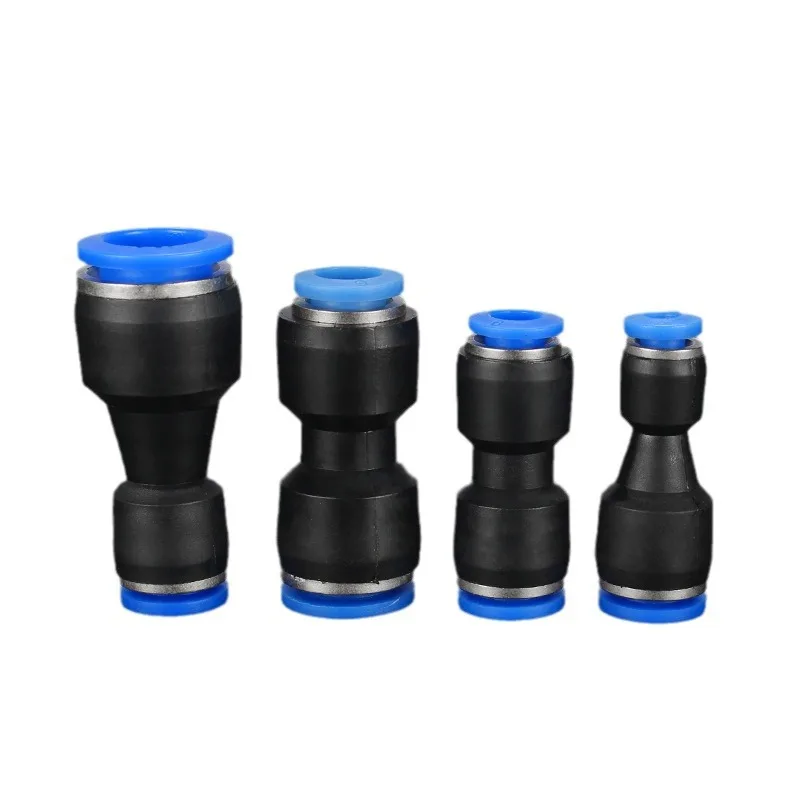 ‌6-4mm Quick Connect Pneumatic Fitting, 10-8mm Plastic Straight Reducer ...