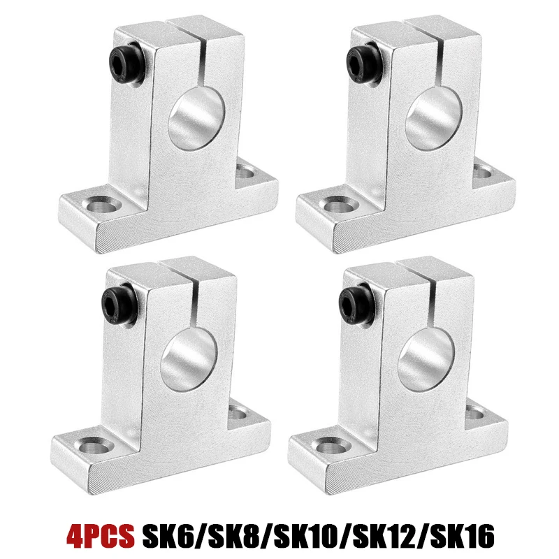 Linear Bearing Rail Shaft Support SK SK8 SK10 SK12 SK13 SK16 SK20 SK25 ...