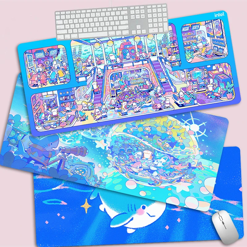 Large-Mouse-Pad-1200X600mm-Kawaii-Shark-Mouse-Mats-Gamer-Cute-Pad-for ...