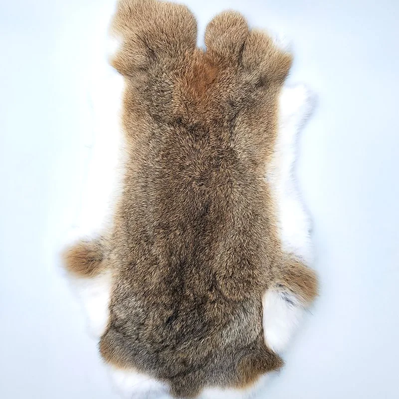Natural-Soft-Genuine-Rabbit-Pelt-Real-Fluffy-Fur-Hide-Materials-For ...