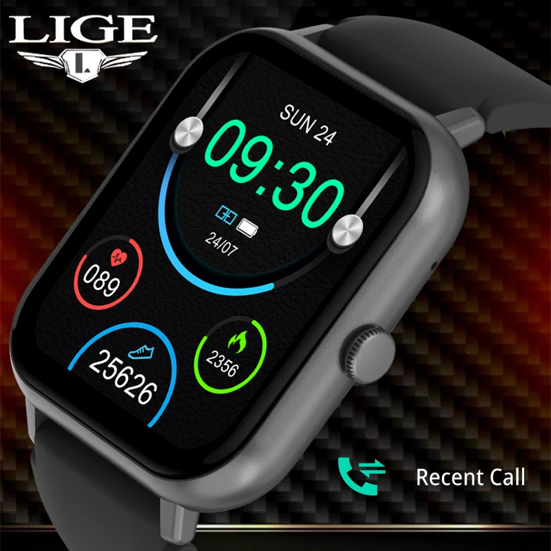 LIGE-reloj-inteligente-con-Bluetooth-para-hombre-y-mujer-nuevo-accesorio-de-pulsera-resistente ...