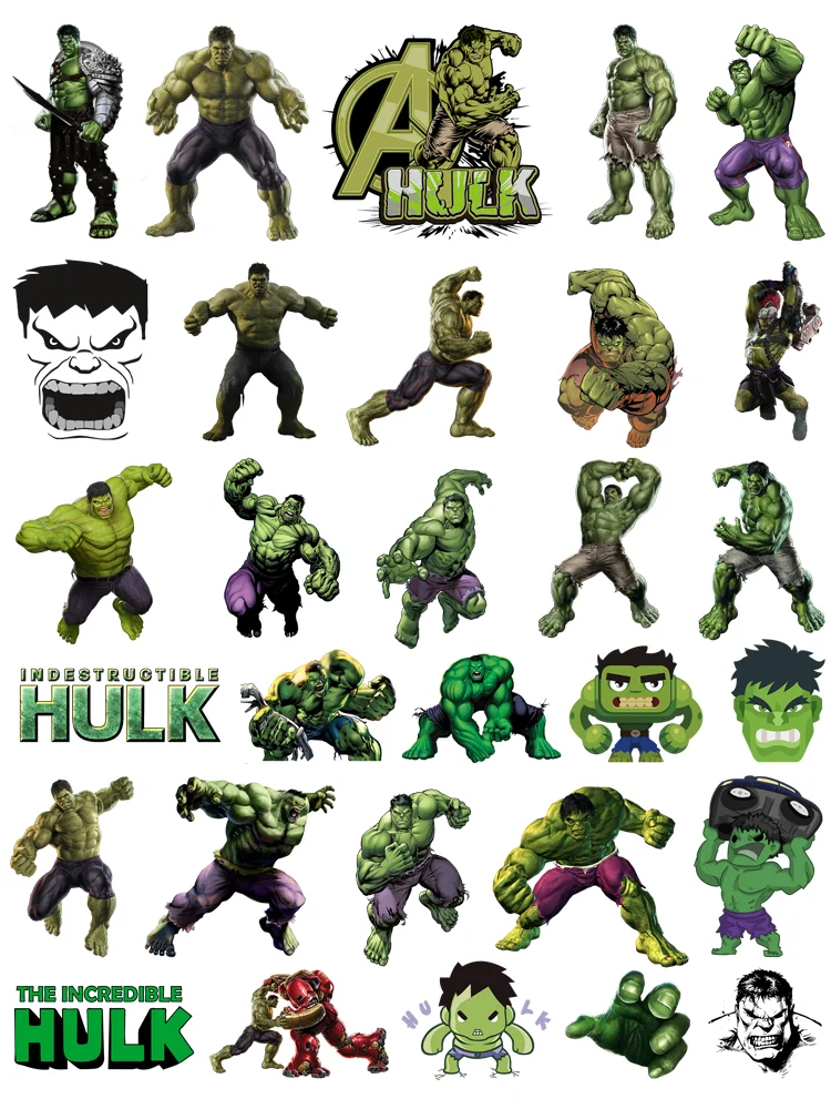 Disney-The-Incredible-Hulk-clothing-stickers-DIY-patches-for-children ...