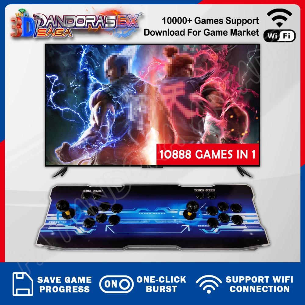 10888-in-1-Pandora-Saga-EX2-Box-3D-WIFI-Retro-Arcade-Game-Console ...