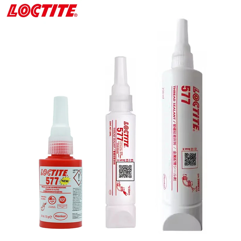 250-50ml-Loctite-577-Rohr-Gewinde-Klebstoff-Dichtstoff-Medium-Kraft ...