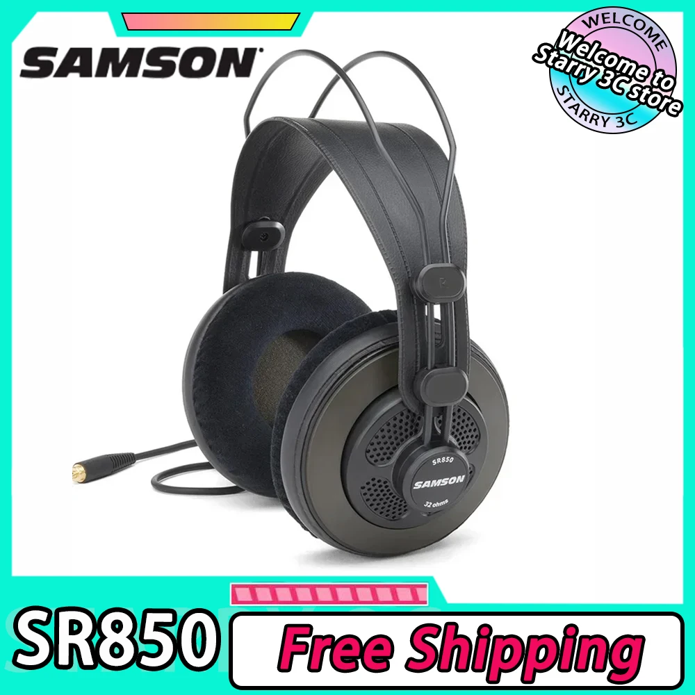 SAMSON-SR850-Wired-Headphones-Professional-Recording-Semi-Closed ...