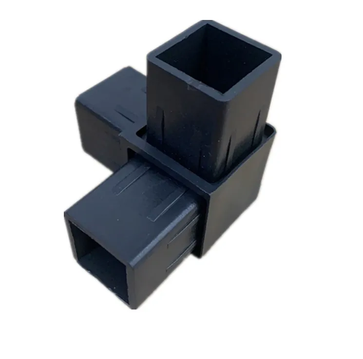 4/8PCS 40X40 Square Tube Three-way Connector Plastic Tube Stainless ...