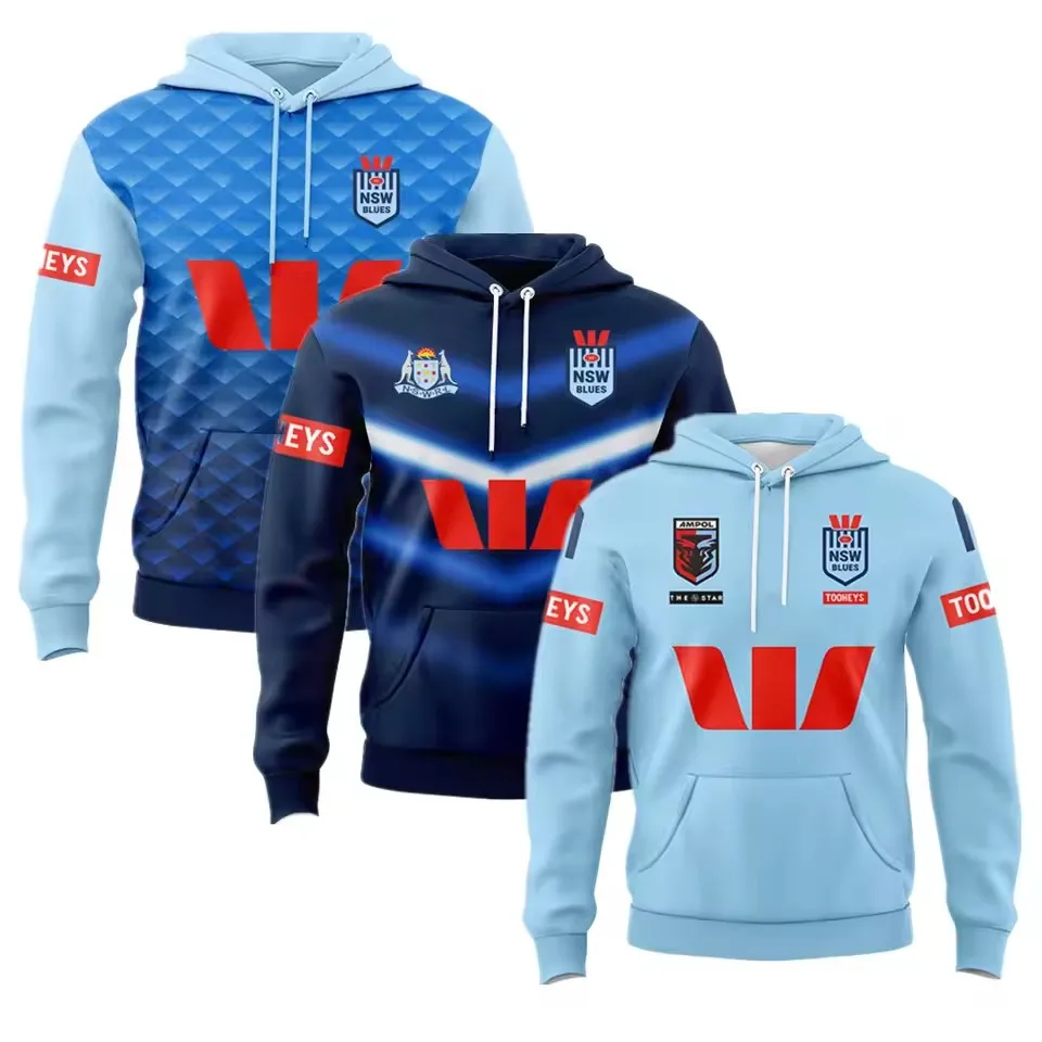 2025 2026 NSW Blues State of Origin rugby Jersey jacket Hoodie ...