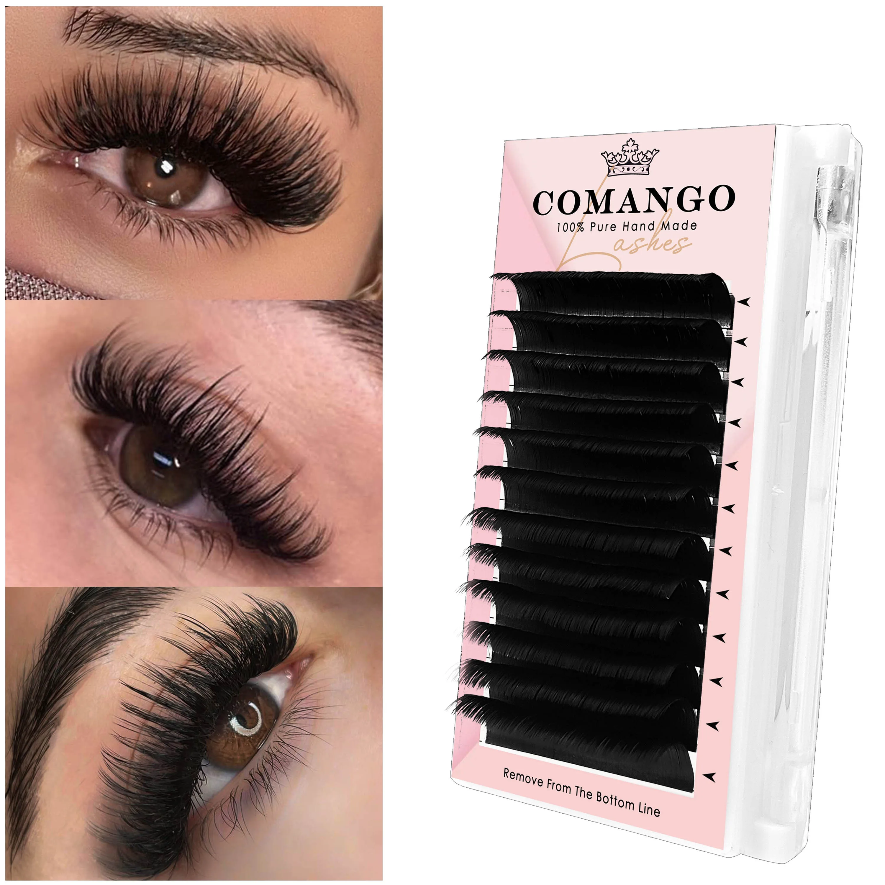 Wholesale-20-Trays-CoMango-Easy-Fan-Lashes-Premiun-Eyelash-Extension ...