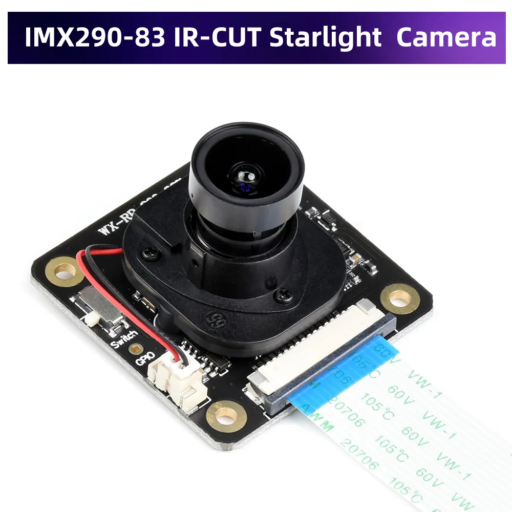 Raspberry-Pi-IMX290-83-IR-CUT-Camera-Industrial-Starlight-Camera-Sensor-Fixed-Focus-2MP-for ...