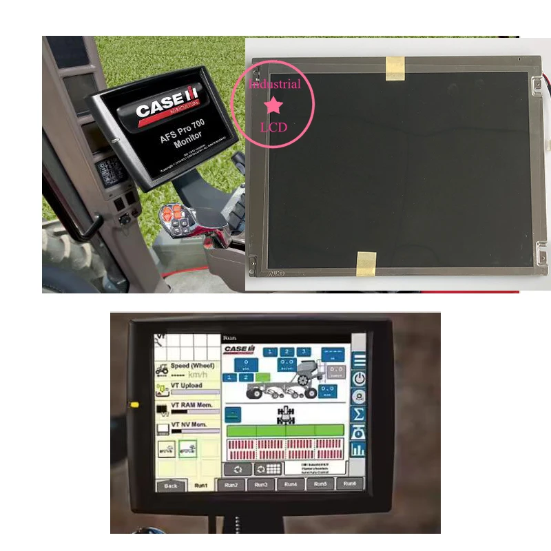 Original Novo Display LCD Para Monitor CASE AFS PRO 700 Intleview ...
