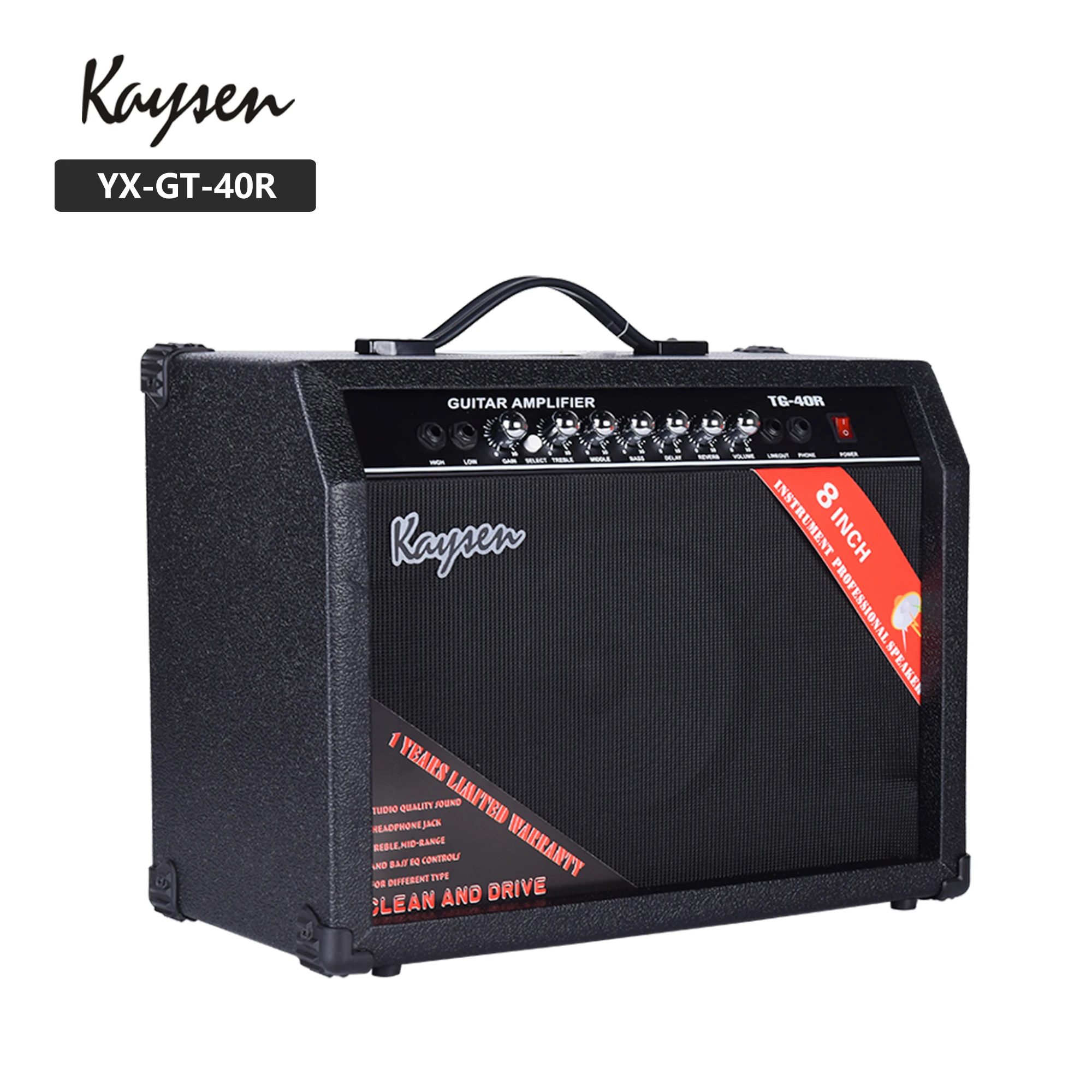 Amplificador de Guitarra Acústica de 40W com Microfone - Instrumento Musical OEM da China