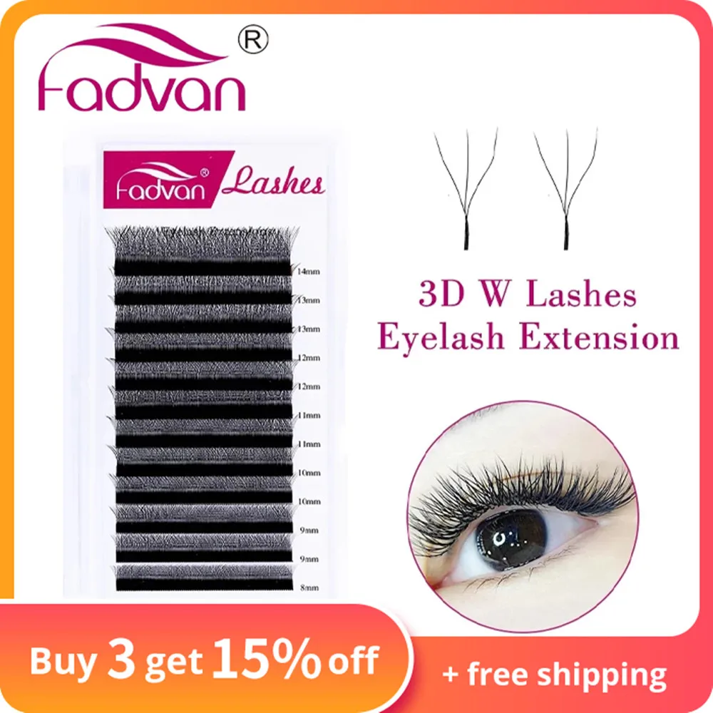 Fadvan W Lashes 3d Premade Volume Fans Eyelash Extension Supplies ...